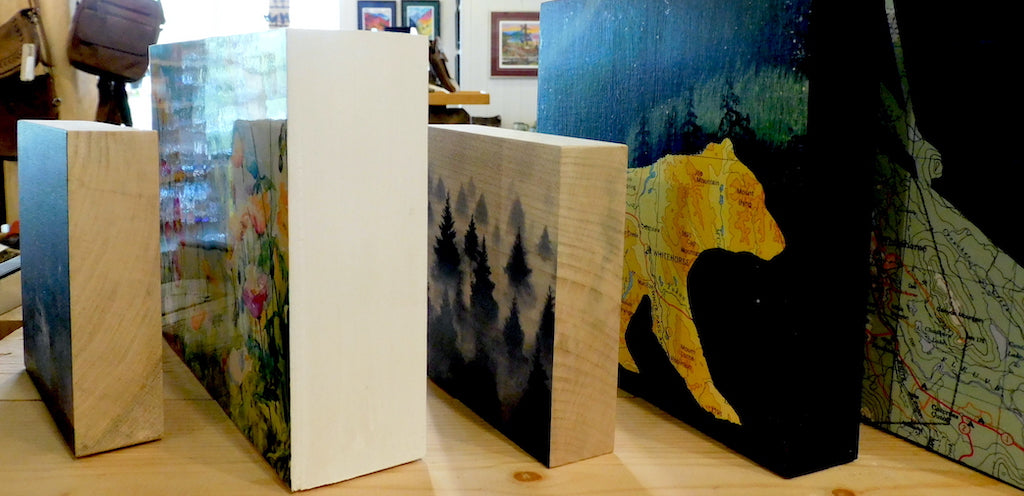 Prints on Wood Block – North End Gallery